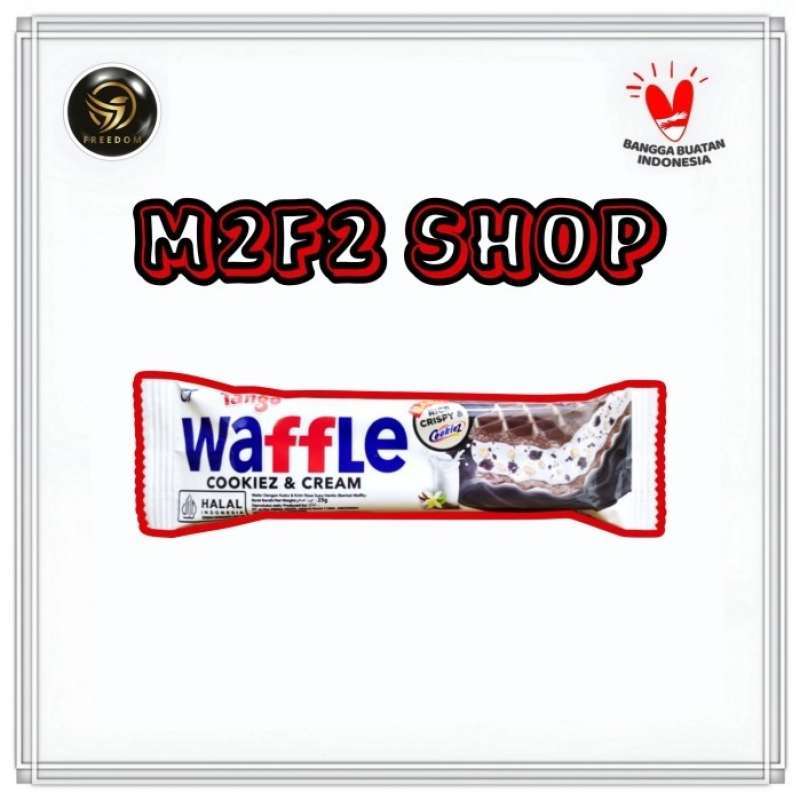 Promo Tango Wafer Waffle Cookiez & Cream | Krim Susu Vanila Sachet - 25 ...