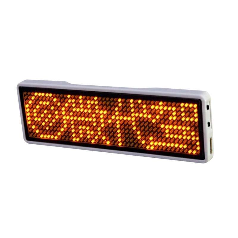 Promo LED sign Signage LED Name Message Tag Matrix Display for Store ...