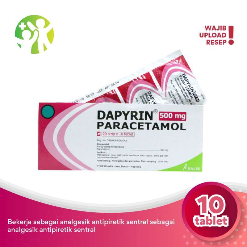 Jual Dapyrin 500 Mg - Meringankan Rasa Sakit Di Seller Sahabat ...