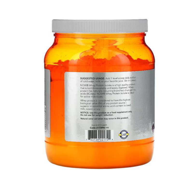 Jual NOW Sports Whey Protein Isolate Unflavored 544 g di Seller Miracle ...