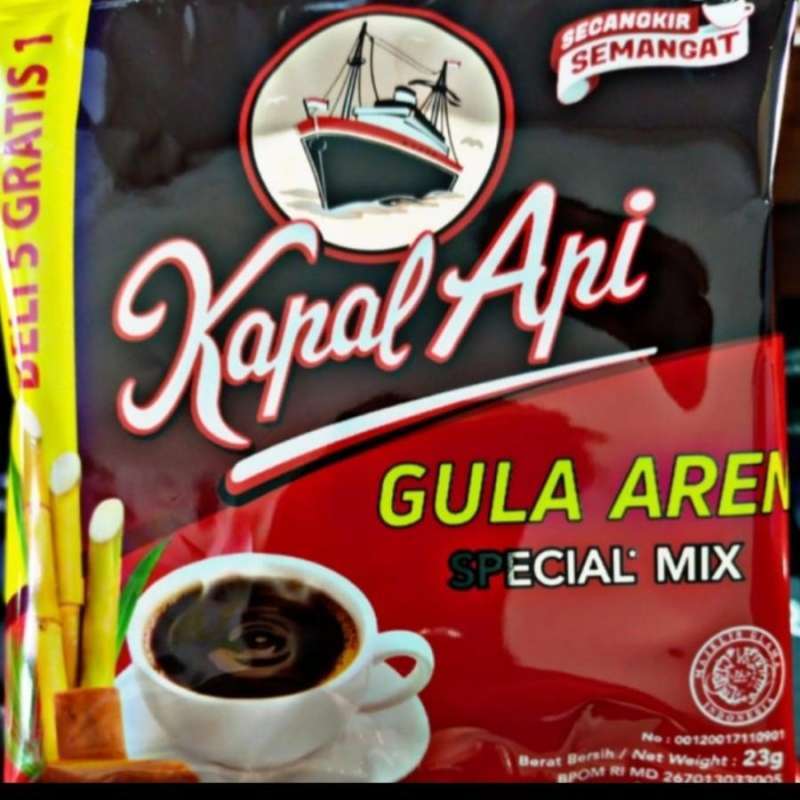 Jual Kopi KAPAL API Gula AREN Special MIX - Kopi + Gula Aren - 10 ...