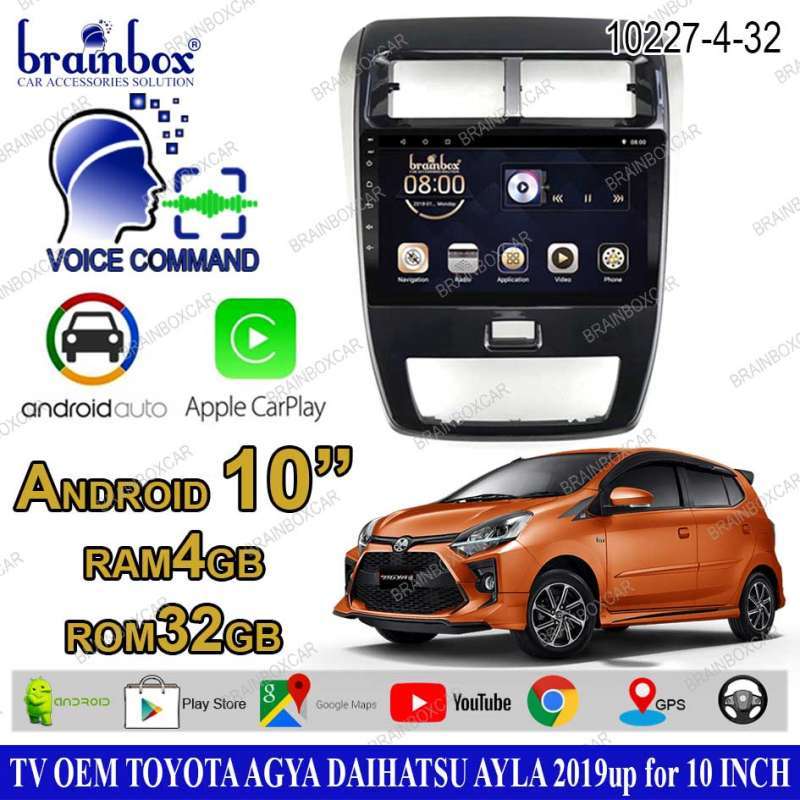 Promo Brainbox Tv Mobil Oem Toyota Agya Ayla 2019 Android Headunit Tape ...