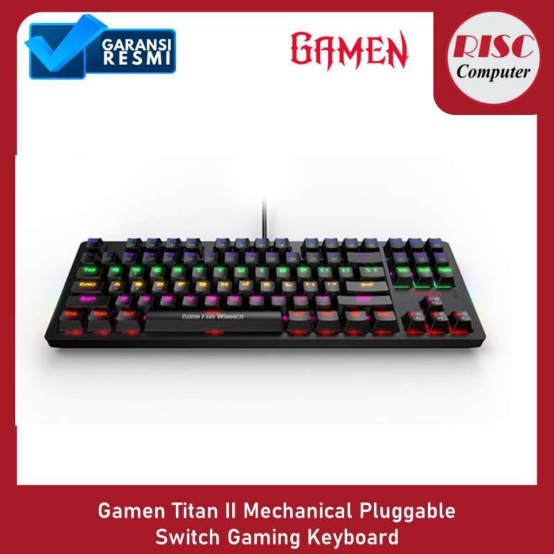 Promo Gamen Titan II Mechanical Pluggable Switch Gaming Keyboard Diskon ...