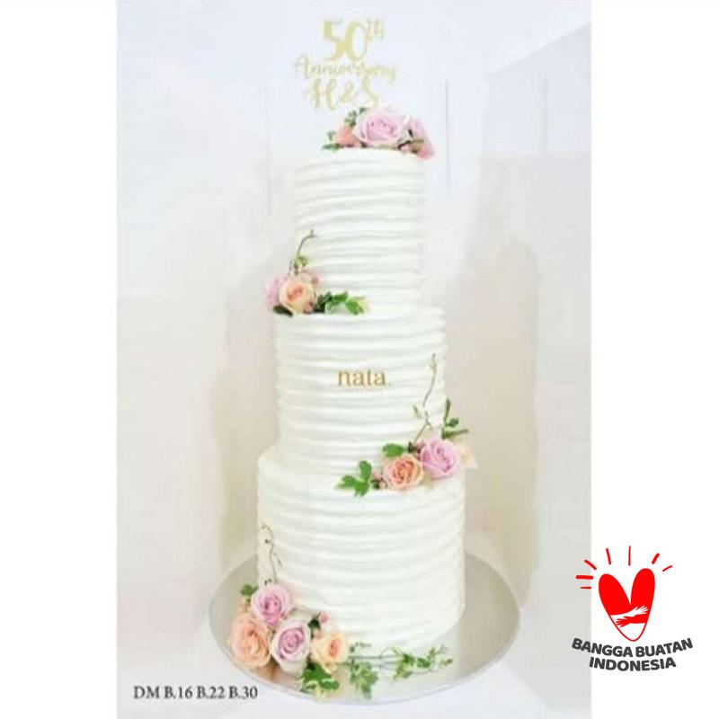 Jual Nata Cake Kue Tart Butter Cream 372(ukuran atas 16 cm ukuran ...