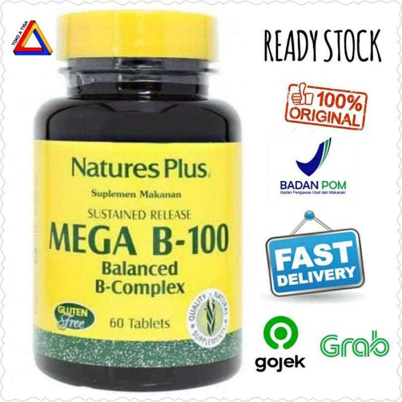 Promo Natures Plus MEGA B-100 / Nature's Plus Mega B 100 60 Tablets ...