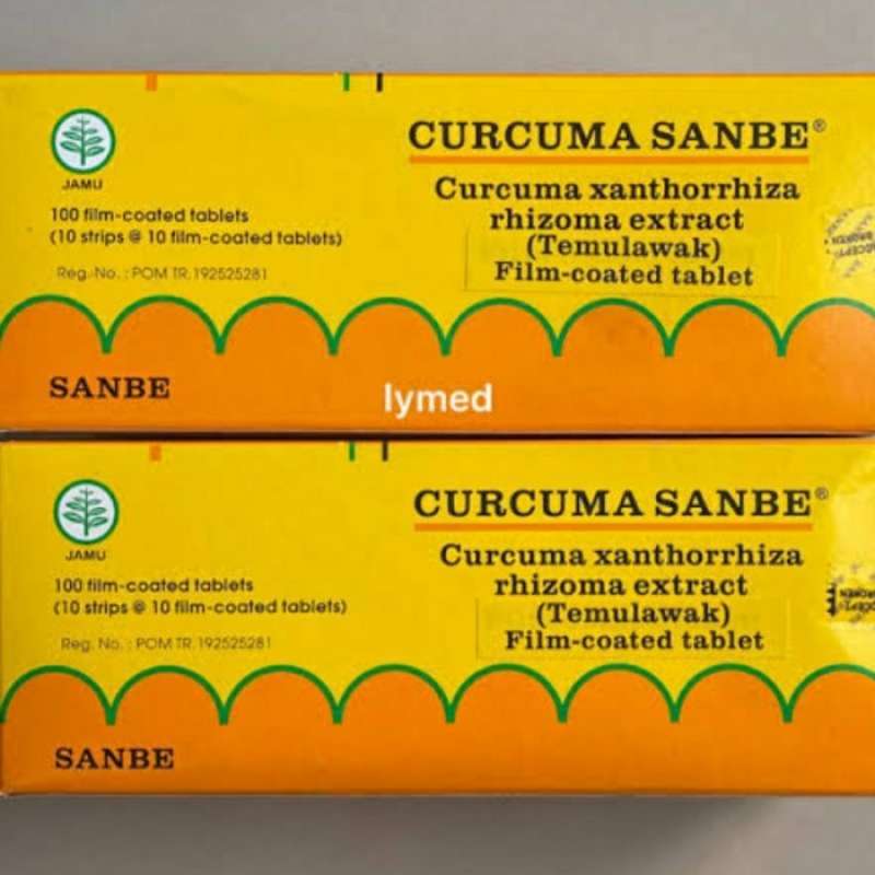 Jual Curcuma Sanbe Box Isi 100 Tablet Di Seller Anes Medika Center ...