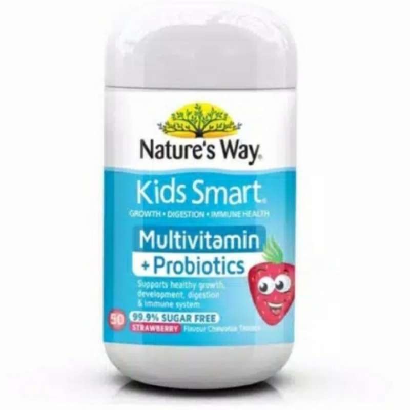 Promo nature's way kids smart multivitamin probiotics 50 chewable ...