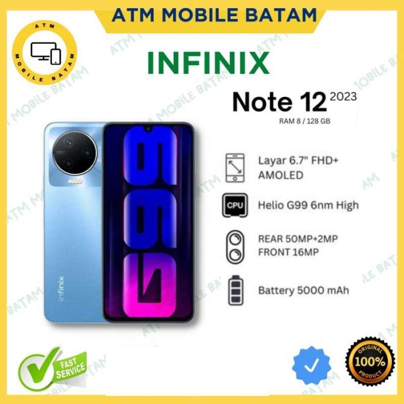 Jual Infinix Note 12 2023 8 5 256 Spesifikasi Original, Murah & Diskon ...