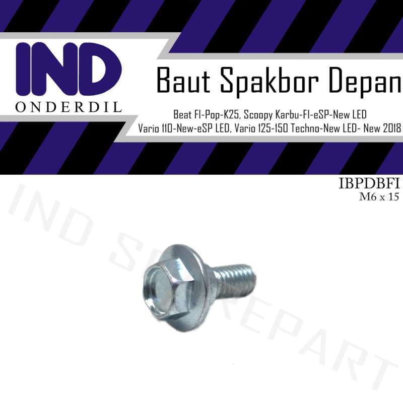 Jual Baut-baud Spakbor-spakboard-spak Bor-board Depan Beat Fi-pop-k25 ...