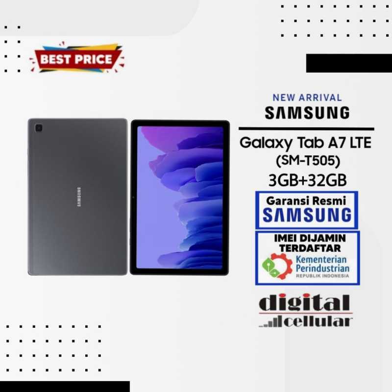 Jual Samsung Galaxy Tab A7 LTE T505 2020 3GB/32GB [ Garansi Resmi ] di Seller Digital Cellular ...
