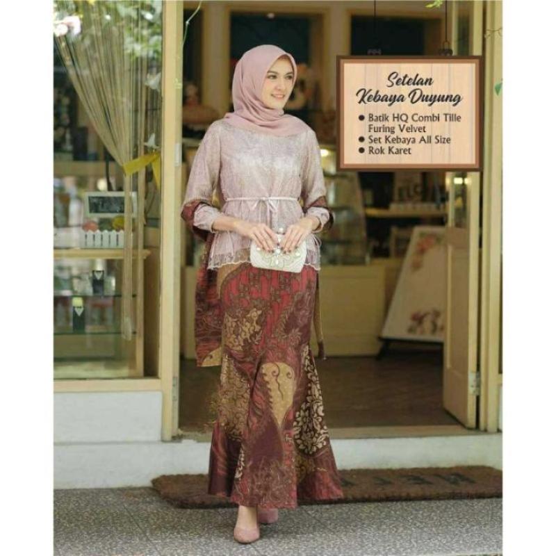 Rok Kebaya Duyung Modern : Stelan Kebaya Aleeta Brukat Rok Duyung ...