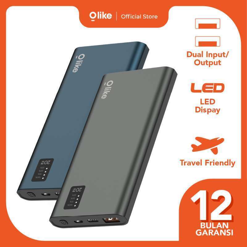 Jual Olike Power Bank 10000mah 3a Dual Port Usb & Type-c Fast Charging P2 Di Seller Tokolasvegas ...