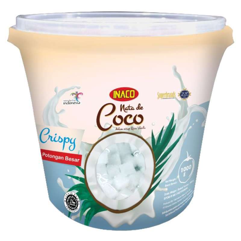 Promo Inaco Nata De Coco Cutting Besar [1000 g] Diskon 11% di Seller ...