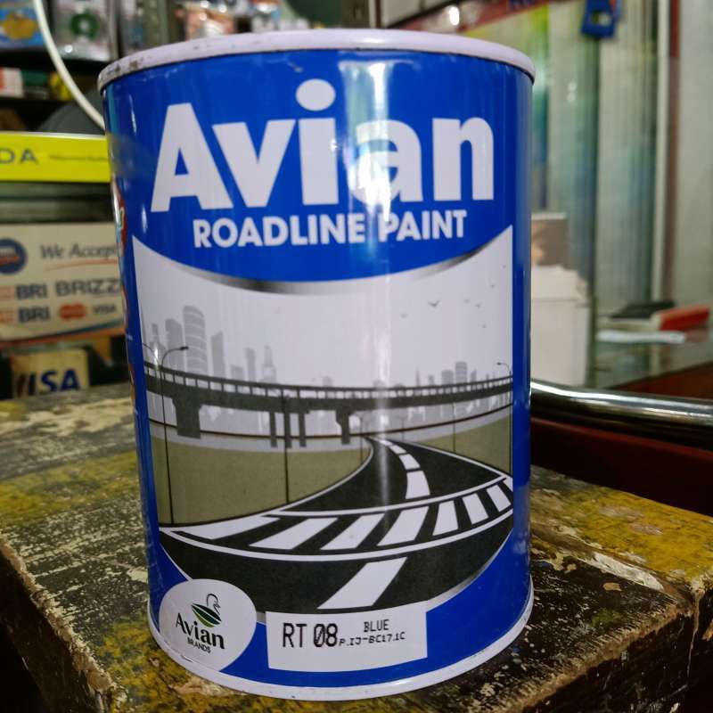 Jual Avian Roadline Paint / Cat Marka Jalan Rt 08 Biru Muda Kemasan 1 ...