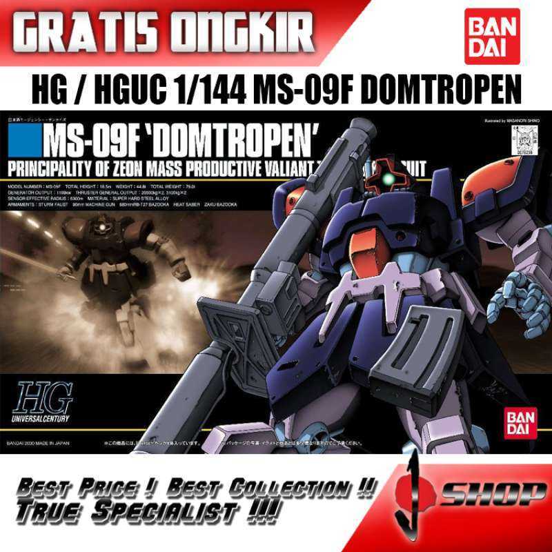 Jual HG / HGUC 1/144 MS-09F DOMTROPEN di Seller J-SHOP INDONESIA - Gundam Fort | Blibli