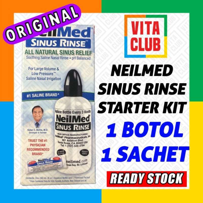Promo NeilMed Sinus Rinse. 1 Botol + 1 Sachet Diskon 33% di Seller Anes ...
