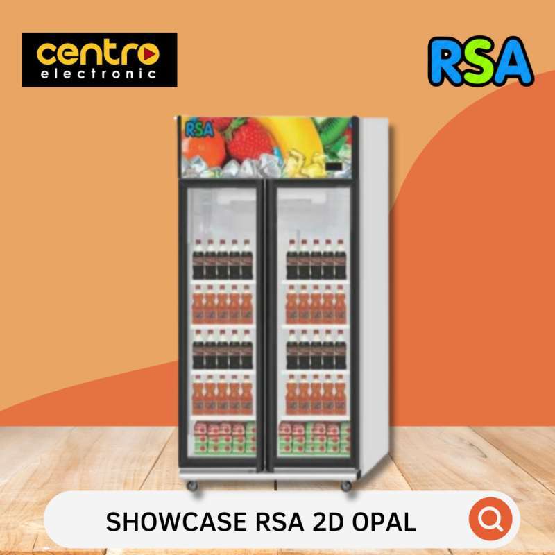 Jual RSA SHOWCASE COOLER DISPLAY LEMARI PENDINGIN MINUMAN 5 RAK OPAL di ...