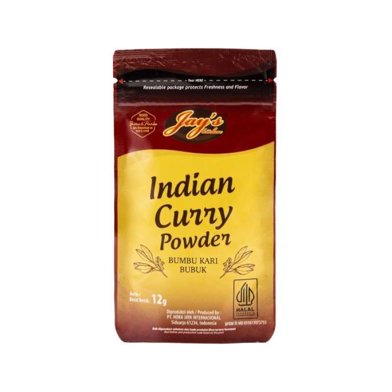 Promo Jay's Kitchen Indian Curry Powder [12 G] Diskon 20% di Seller Jay ...