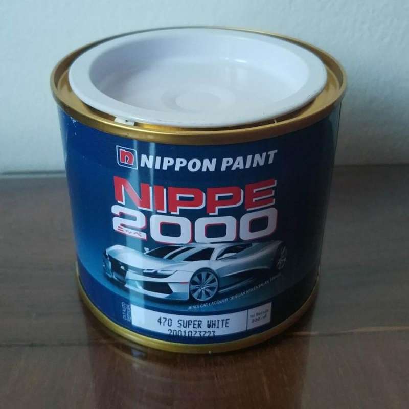 Jual Cat Duco Nippe 2000 Nippon Paint 200ml ( 470 ) Super White ( putih ) di Seller Toko Harga ...