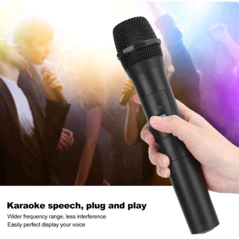 Promo Wireless Microphone Fleco M-13 Double Mic / Fleco F-m02 Single ...