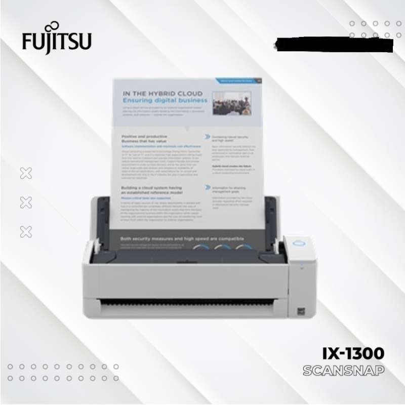 Jual Fujitsu Scansnap Scanner IX1300 ScanSnap Series IX-1300 di Seller ...