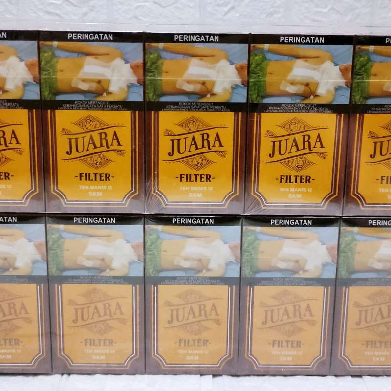 Jual Rokok Juara Filter Teh Manis 12 Batang Di Seller Buhanstore2 ...
