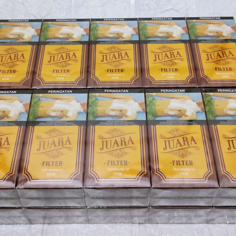 Jual Rokok Juara Filter Teh Manis 12 Batang Di Seller Buhanstore2 ...