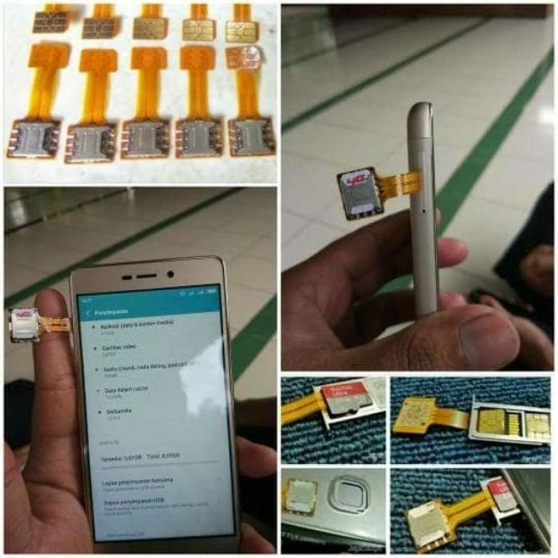 Jual Sim Card Adapter Hybrid Micro Sim Card Converter Sim Card Di Seller Hoki Tiam