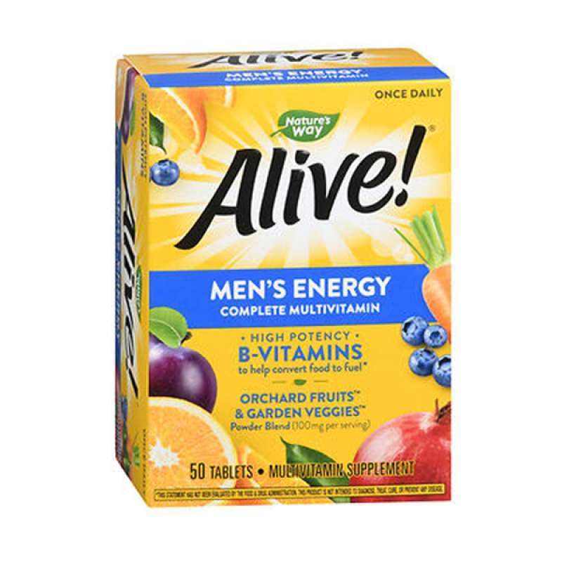 Promo Nature's Way Alive! Men's Energy Complete Multi-Vitamin, 50 Count ...
