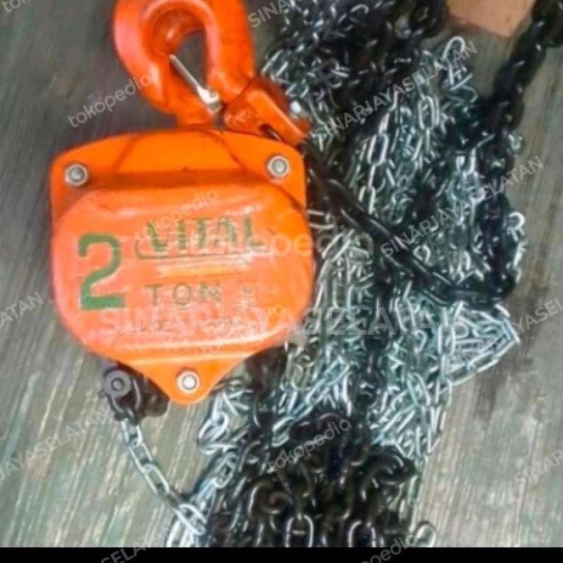 Promo Chain Block 2 Ton x 5 meter Takel Rantai Manual Original Japan ...