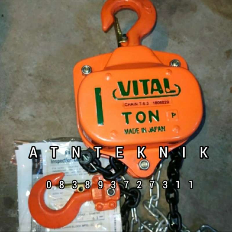 Jual Chain block VITAL 1 ton × 10 meter katrol manual in germany VITAL ...