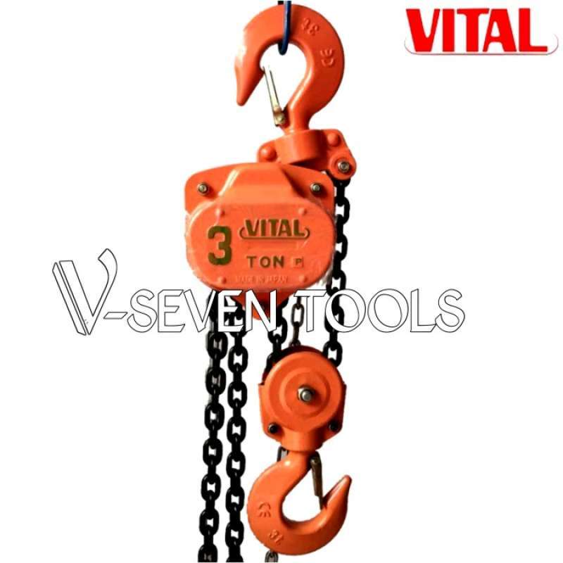 Promo Chain block 3 ton X 5 ton VITAL VP5-20 Takel chain block JAPAN ...