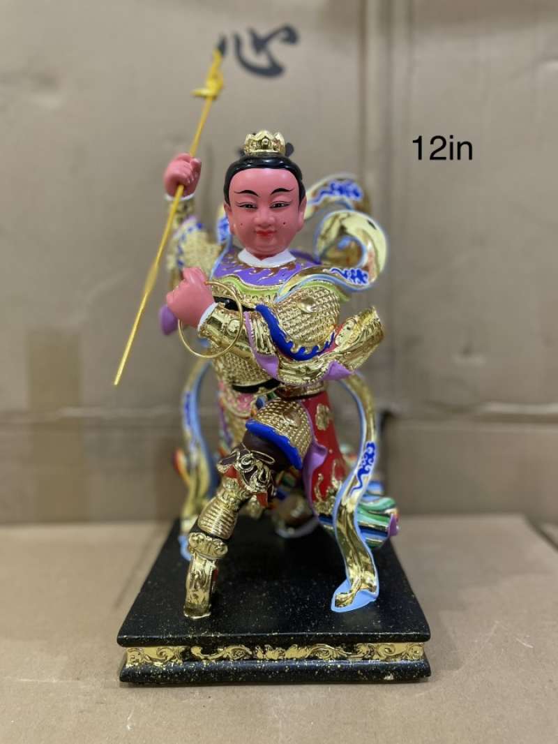 Promo Patung Dewa Naca Naca Nazha locia lo chia 12 inch kayu 01 Diskon ...