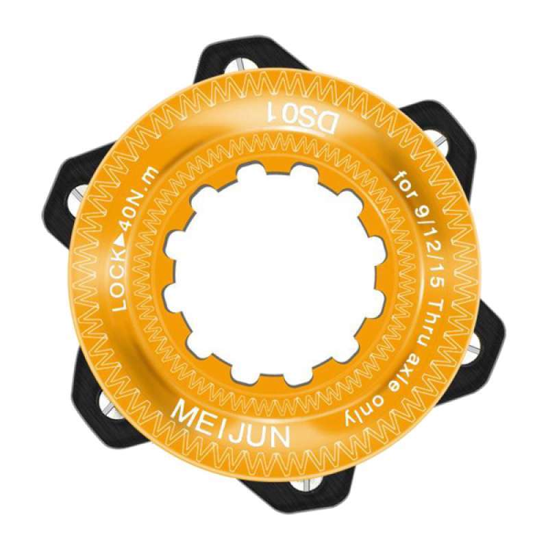 Jual Bicycle Center Lock Disc Brake Hubs Adapter for 6 Bolt Rotor ...