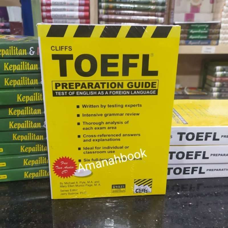 Jual Buku Cliffs Toefl Preparation Guide - Michael Pyle Di Seller Ken ...