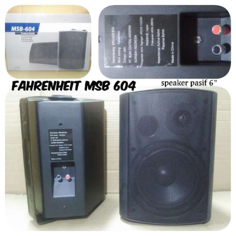 Promo Speaker Pasif 6 Inch Fahrenheit Speaker Box 6 Inci Diskon 23% di ...