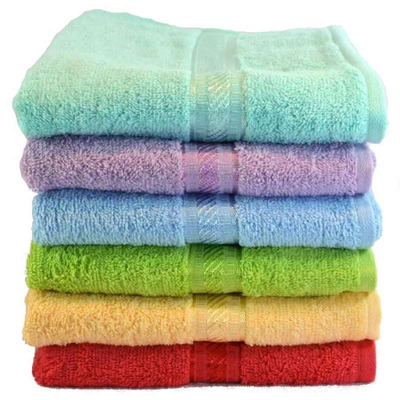 Jual HANDUK MANDI MERAH PUTIH UKURAN 30x70 (KECIL) di Seller ameera ...