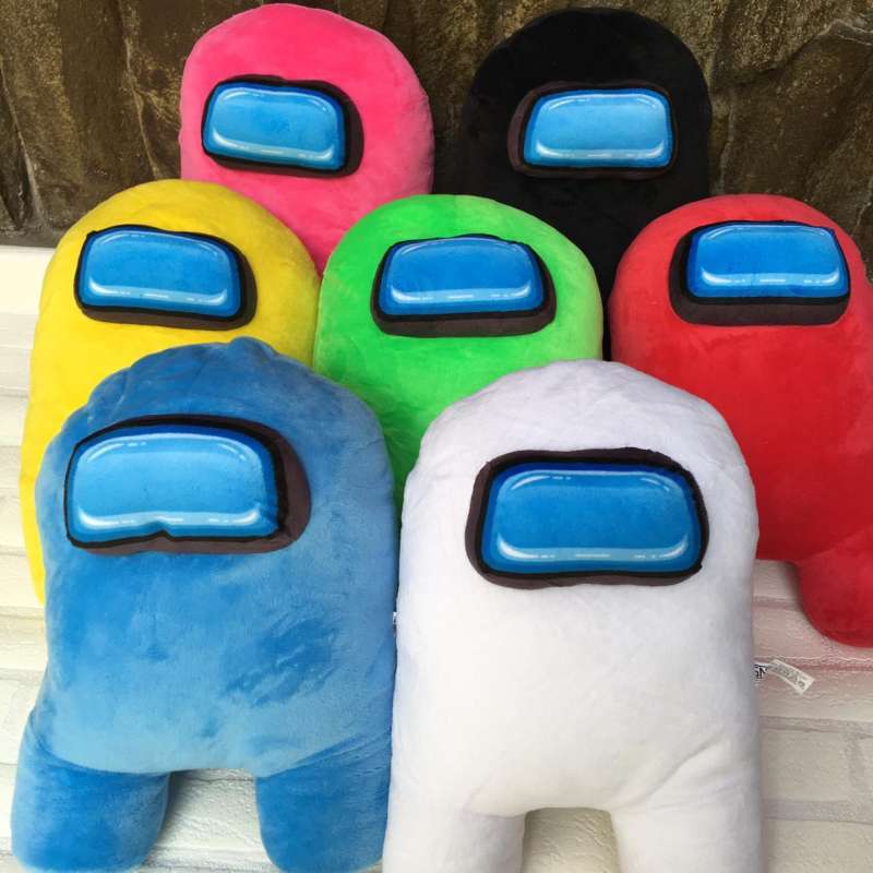 Jual Boneka Among us/Boneka Robot/Impostor doll cute 30 cm - Hijau di ...