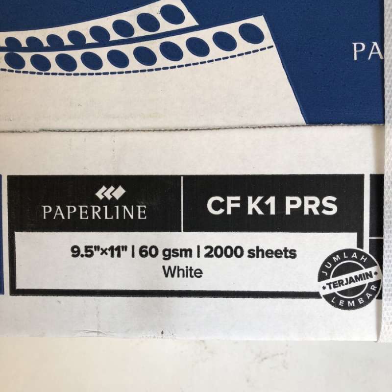 Jual Kertas Computer CF 1 Ply PRS 9.5x11 Inch 2000 Lembar (P) PAPERLINE ...