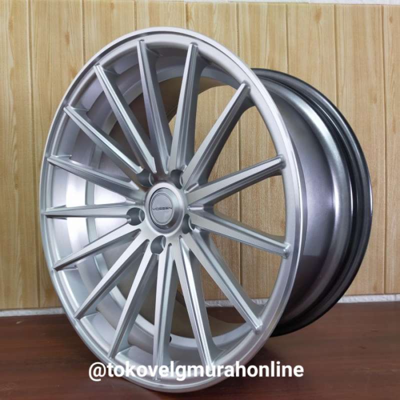 Promo TVMO Velg Mobil Ring 18 belang hole 5 VOSSEN VFS2 Hyper silver ...