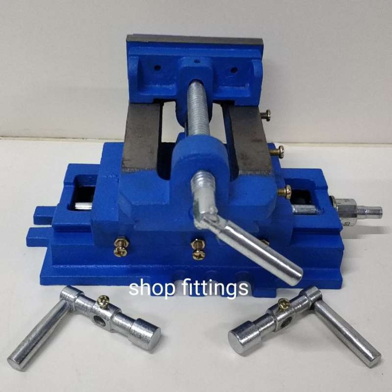 Jual Benz Bz 9012 Catok Ragum Bor Duduk 4 Cross Slide Drill Press Vise ...