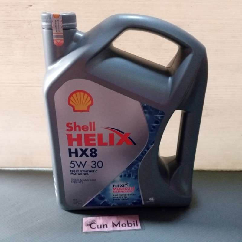 Promo Oli Mesin Shell Helix Hx8 5w-30 Api Sn 4 Liter Diskon 23% Di ...