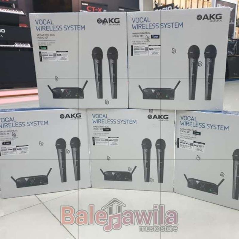 Promo Akg Wms40 Pro Mini Dual Vocal Set Wireless Microphone System ...