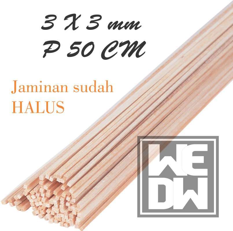 Jual Stick Kayu Balsa 3 Mm / Balsa Wood Stick Di Seller We Dw ...