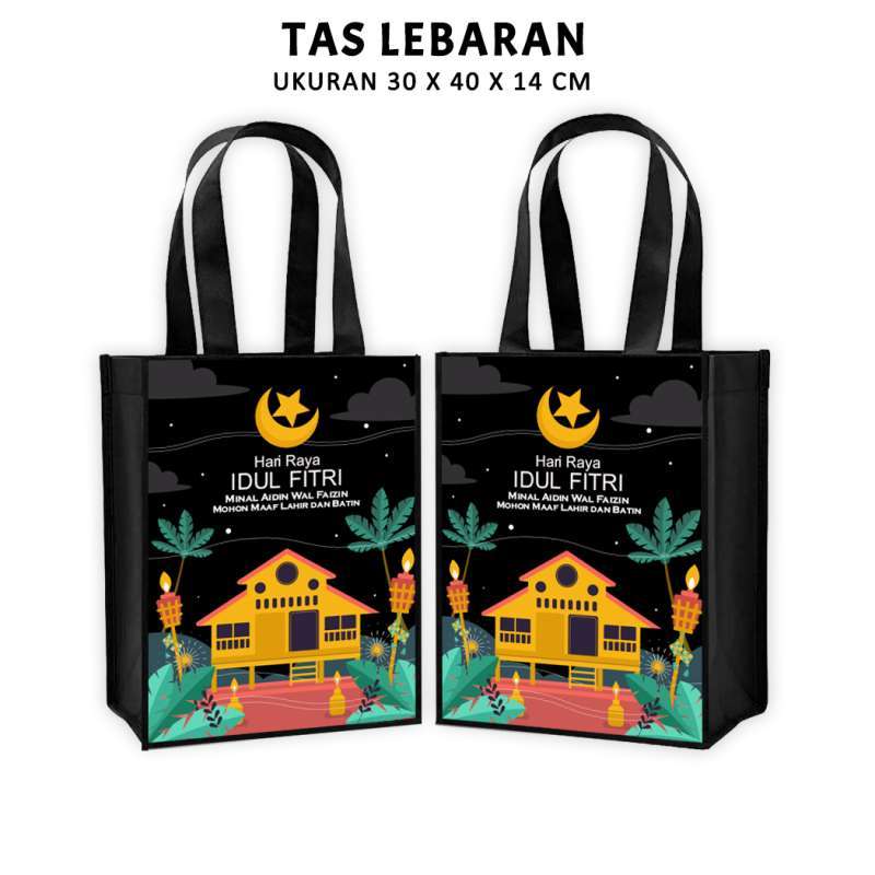 Promo Tas Parcel Lebaran/goodiebag Idul Fitri/tas Parcel Ukuran Sedang ...