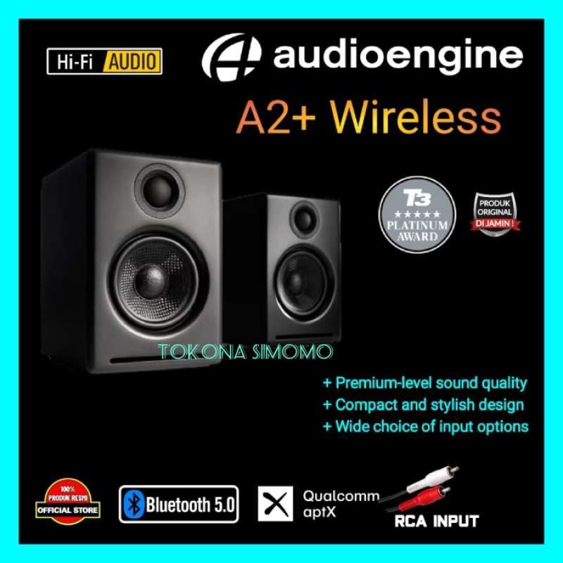 Promo Audioengine A2+ Plus Wireless Hi-Fi True Stereo Sound Monitor Speakers Diskon 23% di ...