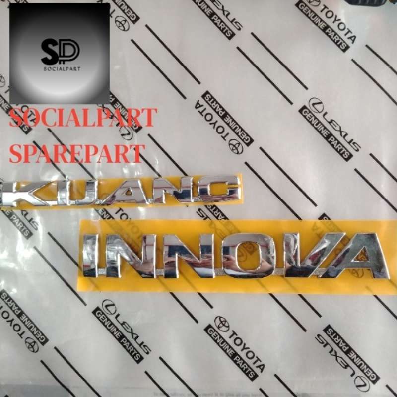Jual Logo Emblem Bagasi Kijang Innova Original Di Seller Entra Store ...