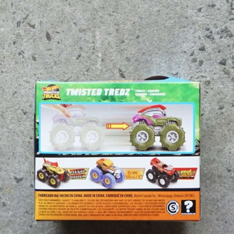 Promo Hot Wheels Monster Trucks Twisted Tredz Hotwheels Jam Friction ...