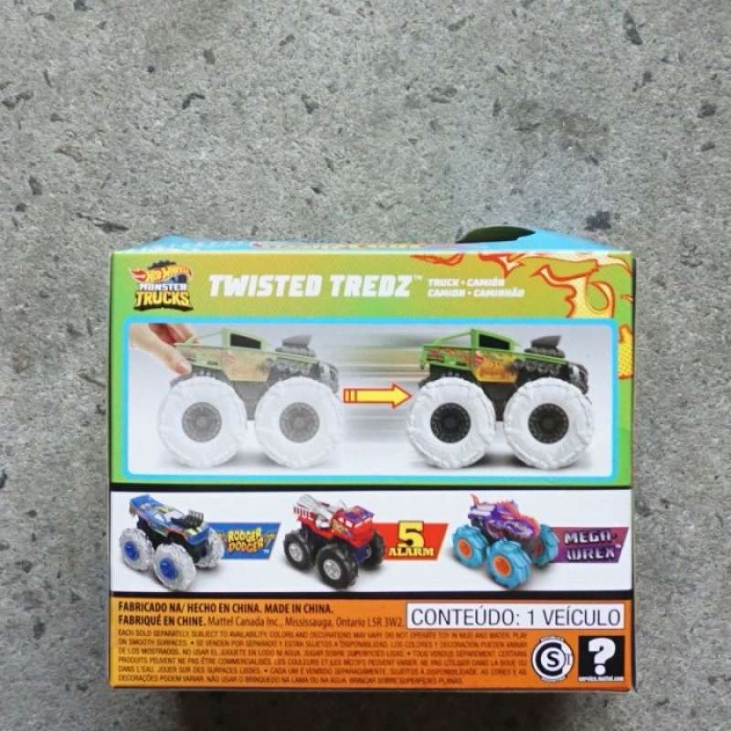 Promo Hot Wheels Monster Trucks Twisted Tredz Hotwheels Jam Friction ...