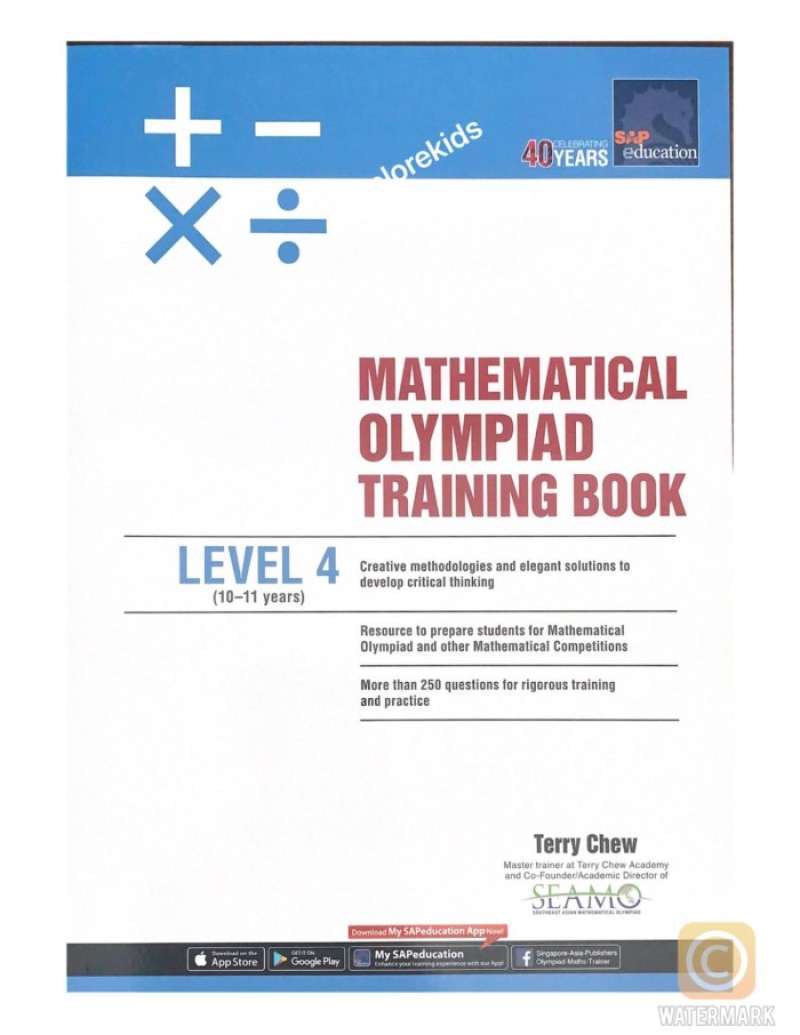 Jual Buku Import Seamo Math Olympiad Level 4 Sd New Olimpiad Matematika ...